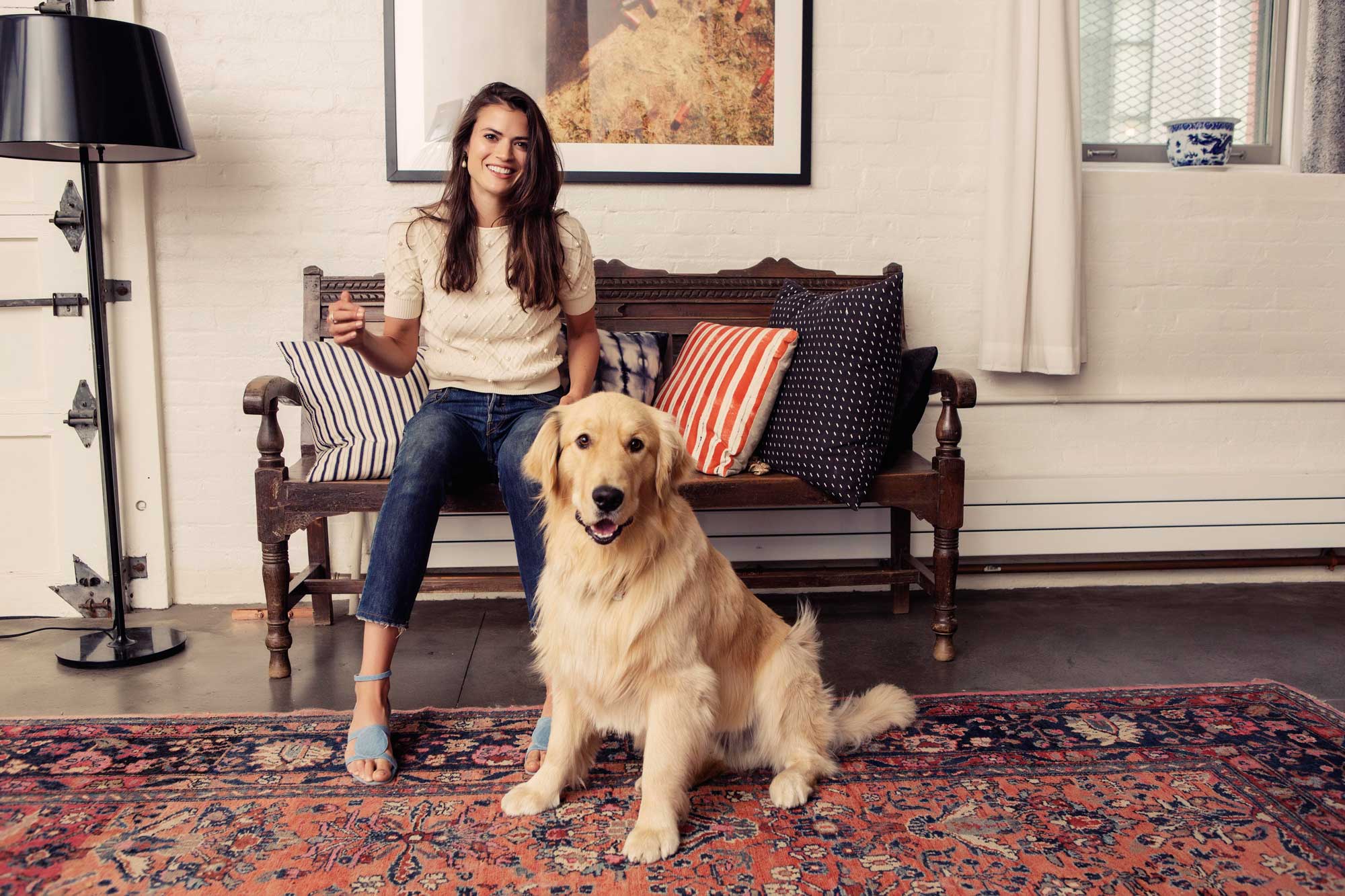 Alessandra Codinha, Her Puppy, and the Perfect-Anywhere Pair - Jean STORIES