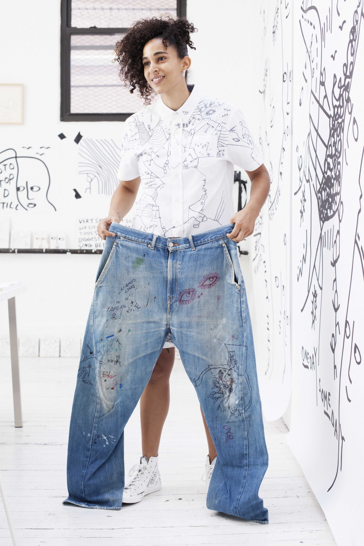 Shantell Martin Draws on Everything – Including Her Denim - Jean STORIES
