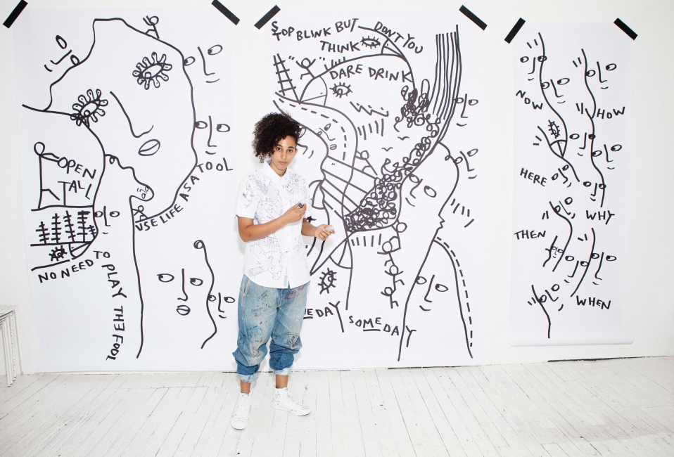 Shantell Martin Draws on Everything – Including Her Denim - Jean STORIES