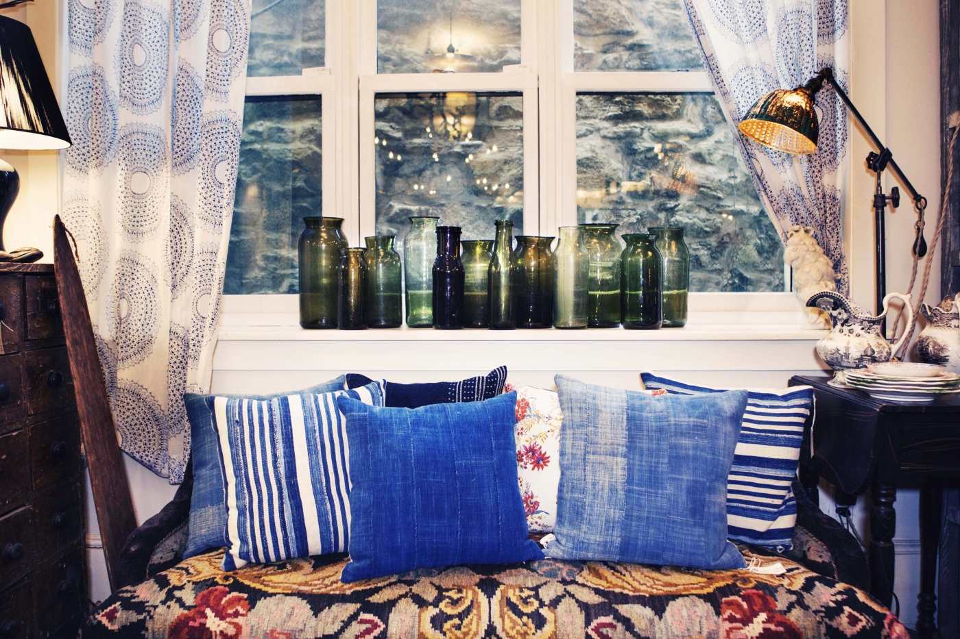 Indigo in the House of John Derian - Jean STORIES